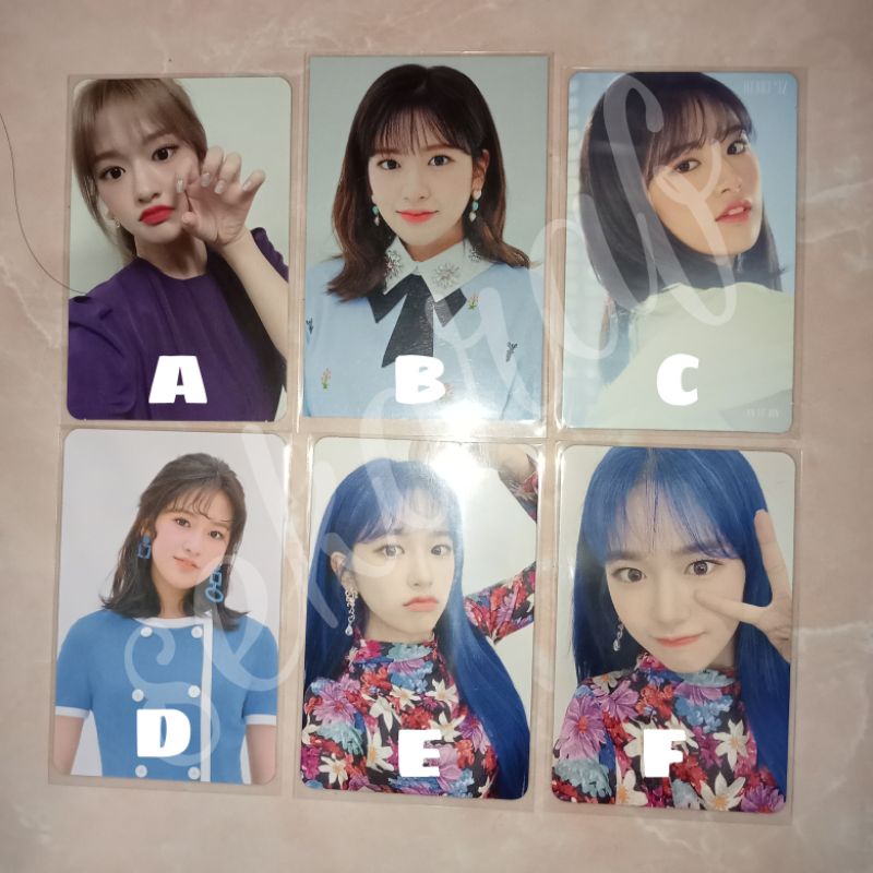 Jual AHN YUJIN IZONE IVE PHOTOCARD PC | Shopee Indonesia