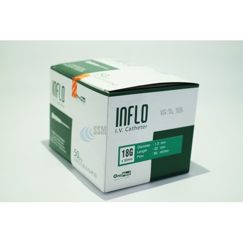 Jual Onemed Inflo IV Cateter 18G / Inflo 18G | Shopee Indonesia