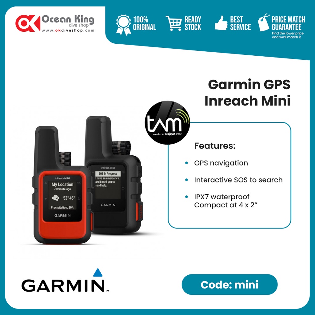 Jual GPS GARMIN INREACH MINI - ORANGE | Shopee Indonesia