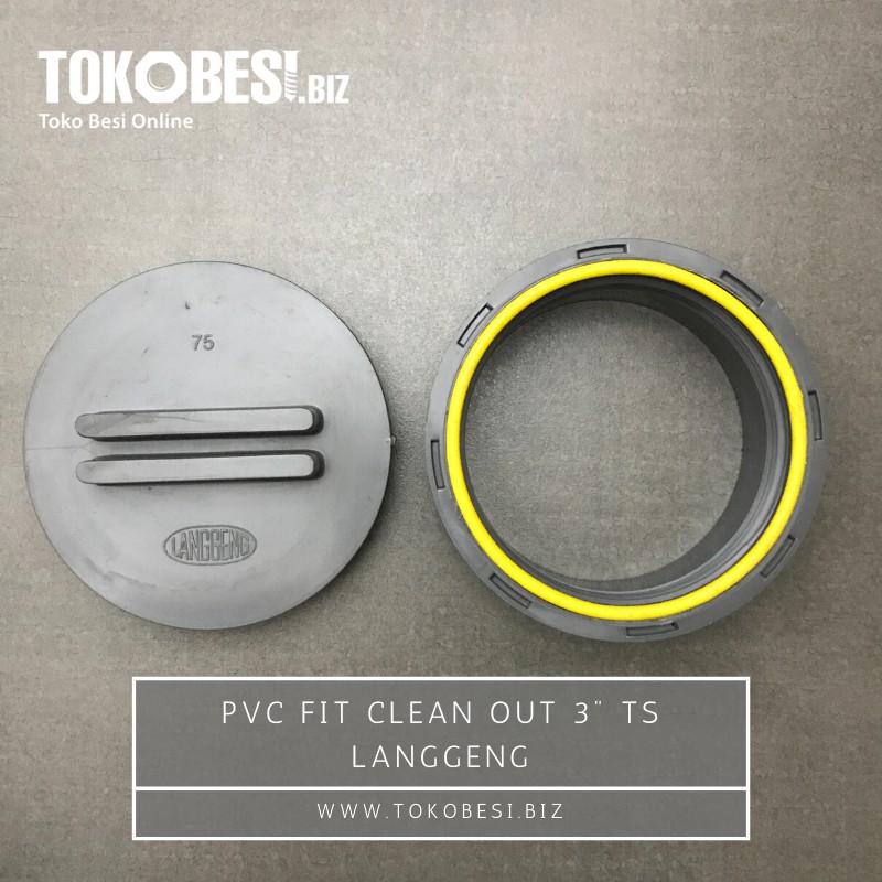 Jual PVC Fit clean out 3" TS Langgeng | Shopee Indonesia