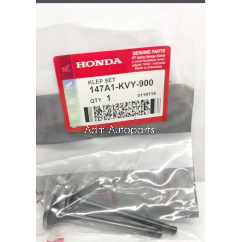 Jual Klep set KVY/KVB/KWB Payung klep IN & EX Honda Beat karbu Beat fi ...