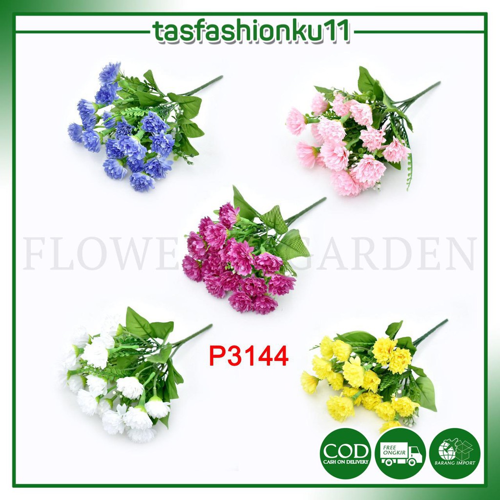 Jual TF11 1 KILO ISI 32PCS Bunga Mawar Dekorasi Bahan Plastik (1 Buket ...