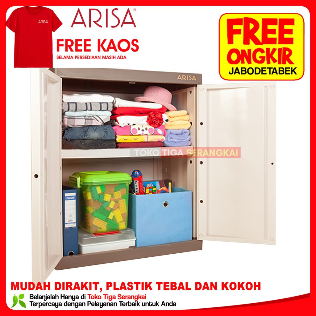 Jual Arisa Lemari Plastik Serbaguna CA-101 (Free Ongkir Jabodetabek) | Shopee Indonesia