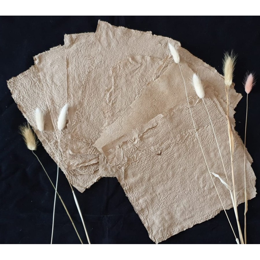 Jual Rustic Recycled Paper - Kertas Daur Ulang Alami | Shopee Indonesia