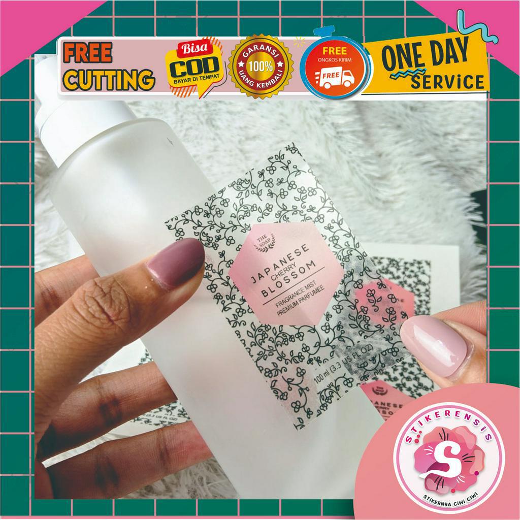 Jual Stiker Label Parfum Sticker Parfume Custom Label Wewangian ...