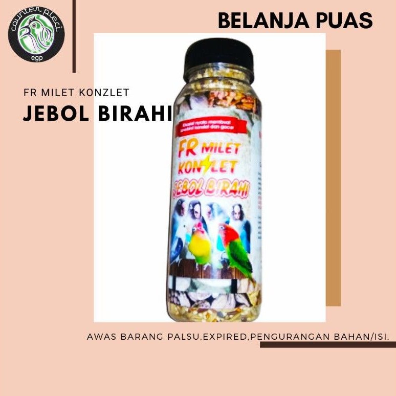 Jual FR MILET KONSLET JEBOL BIRAHI KHASIAT NYATA MEMBUAT LOVEBIRD ...