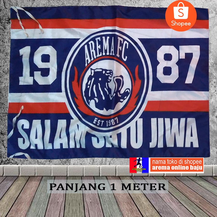 Jual BENDERA AREMA FC SUPORTER SEPAKBOLA -arema online baju | Shopee ...