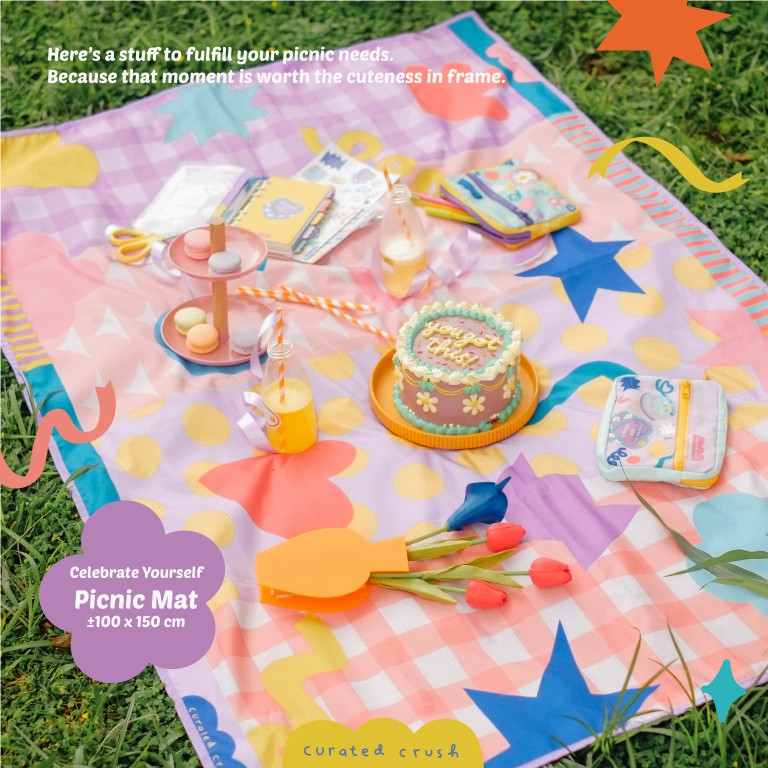 Jual PICNIC MAT - Celebrate Yourself | Shopee Indonesia
