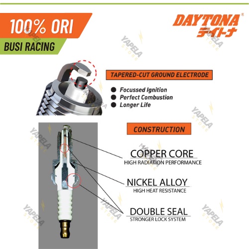 Jual Busi Racing Daytona Motor Satria FU 150, Ninja 250, Vixion NVL ...