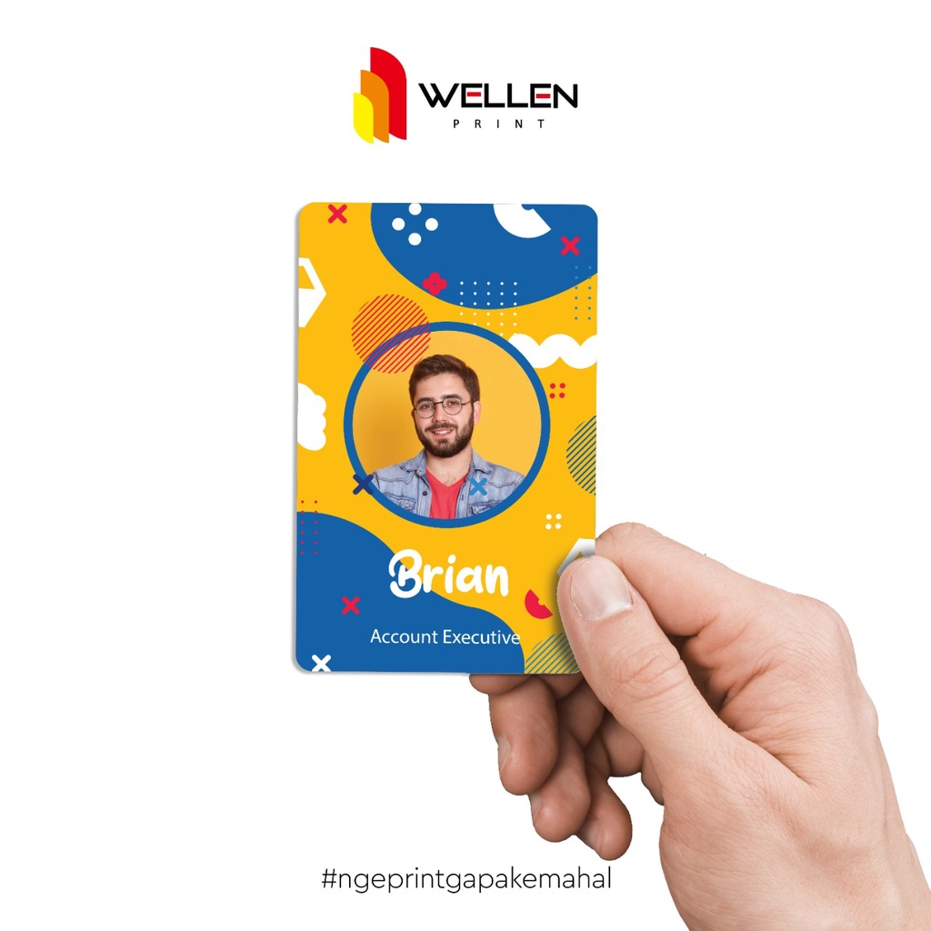 Jual WELLEN PRINT - Cetak Kartu Id card Custom 1 muka / Print Idcard 2 ...