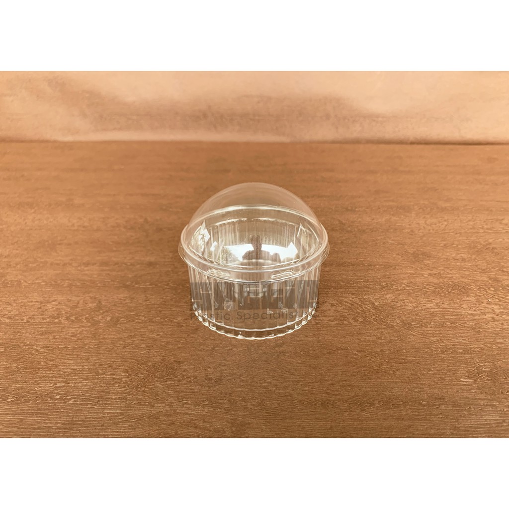 Jual (10 set) Cup Pudding Bulat Ulir CH-25 / Cup Jelly Bulat Kecil ...