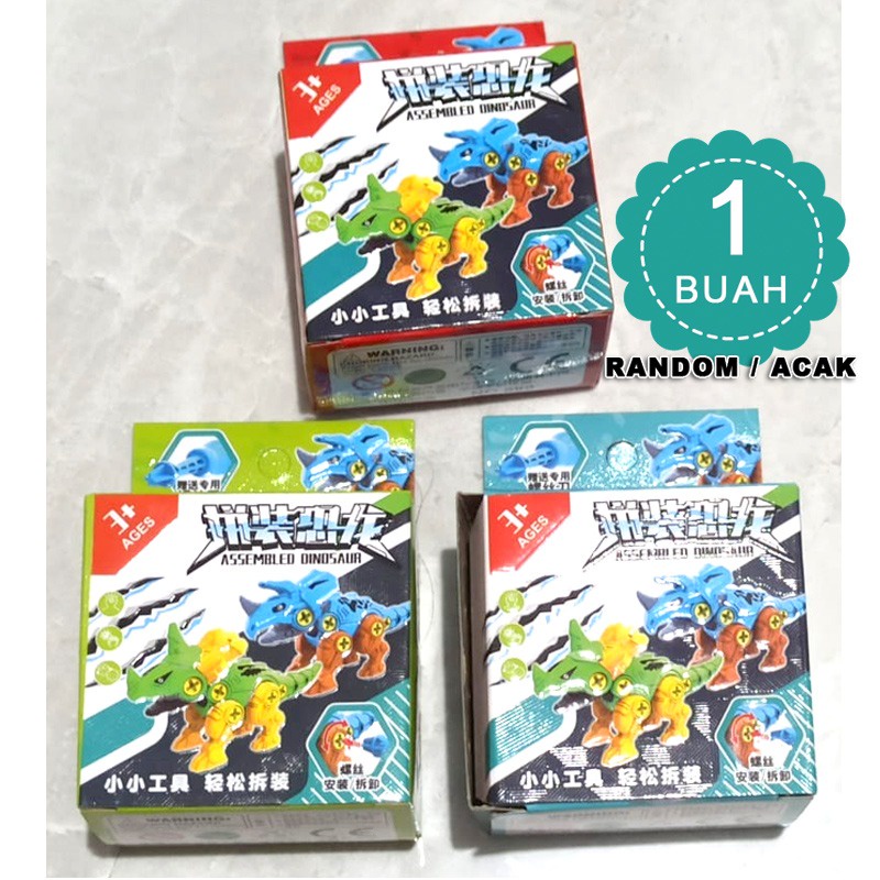 Jual Mainan Dinosaurus rakit - satuan - random model - Puzzle ...