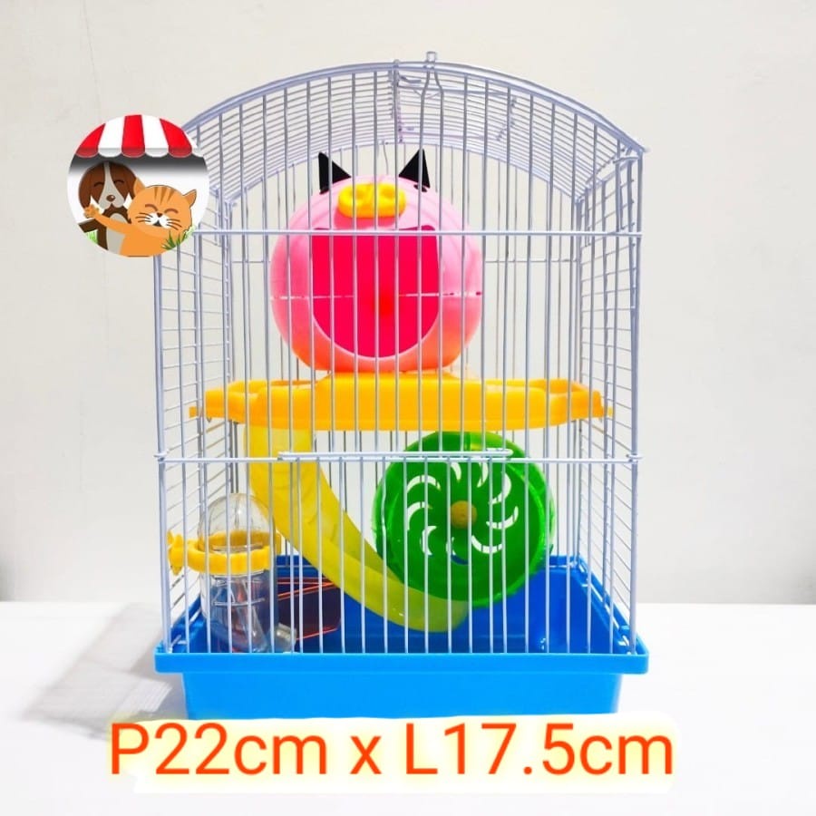 Jual Kandang Hamster Full Set Murah - Rumah Hamster Medium | Shopee Indonesia