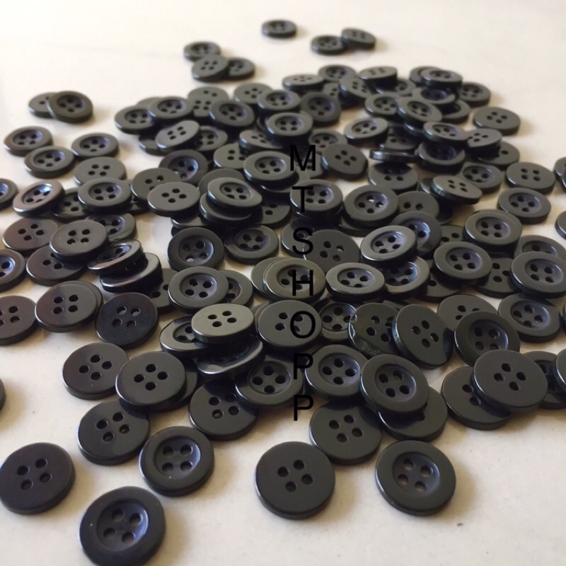 Jual Kancing Gepeng ukuran 13mm.(1440pcs) Hitam/putih | Shopee Indonesia