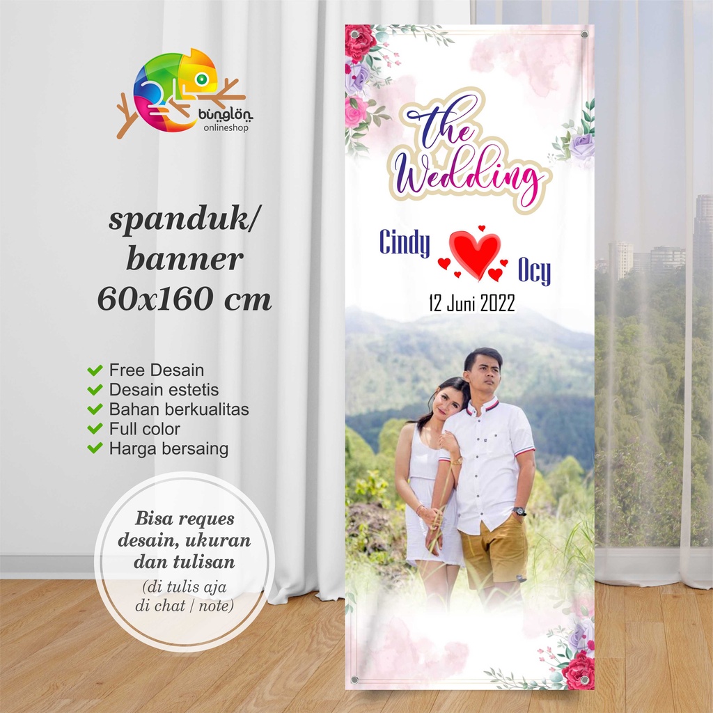 Jual Spanduk, Banner Photo Wedding Keren | Shopee Indonesia