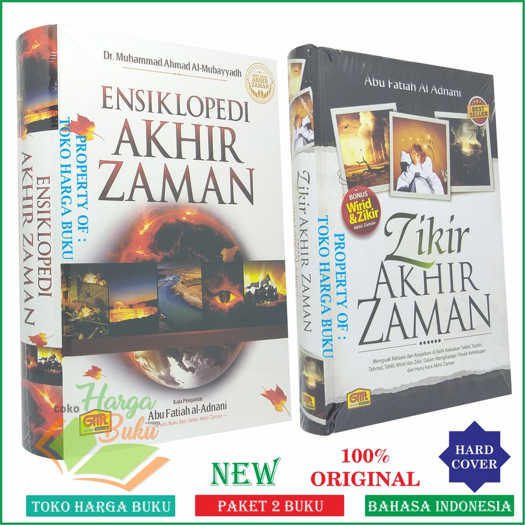 Jual Paket 2 Buku Ensiklopedi Akhir Zaman dan Zikir Akhir Zaman HVS ORIGINAL | Shopee Indonesia