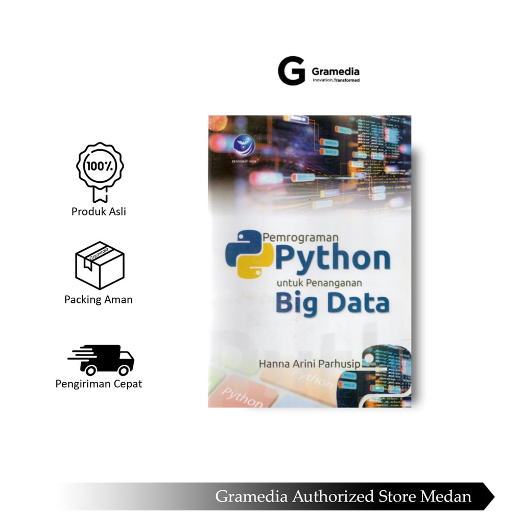 Jual Gramedia Medan - PEMROGRAMAN PYTHON UNTUK PENANGANAN BIG DATA | Shopee Indonesia