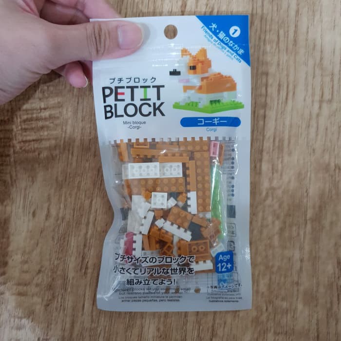 Jual Petit Block Corgi Micro Particles Blocks Dog Mainan Anak Murah ...