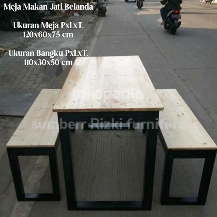 Jual Meja Meja Cafe Resto Meja Makan Jati Belanda | Shopee Indonesia