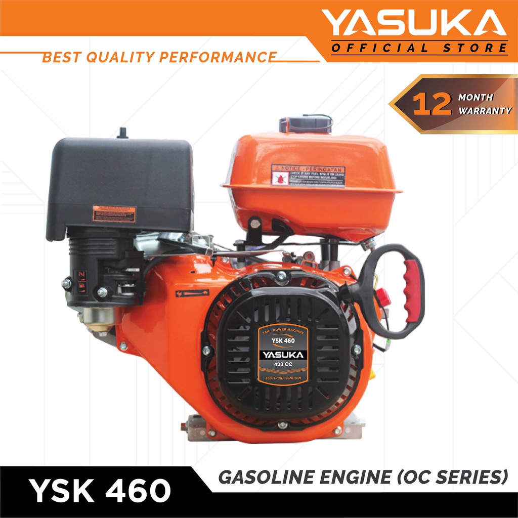 Jual Mesin Bensin / Gasoline Engine Yasuka YSK 460 (Orange Colour ...