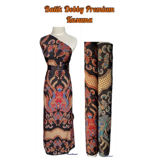Jual Bahan Kain Batik Dobby Premium Kusuma batik dobi doby halus lembut ...