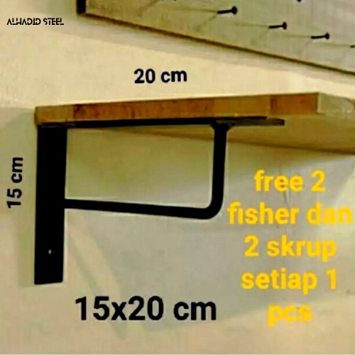 Jual Rak besi siku penyangga rak dinding | Shopee Indonesia