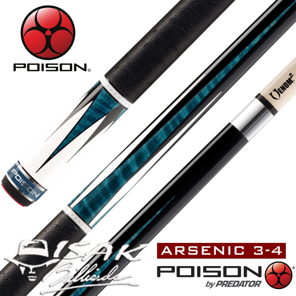 Jual Poison AR3-4 - Arsenic 3 Series - Low Deflection Shaft Billiard ...