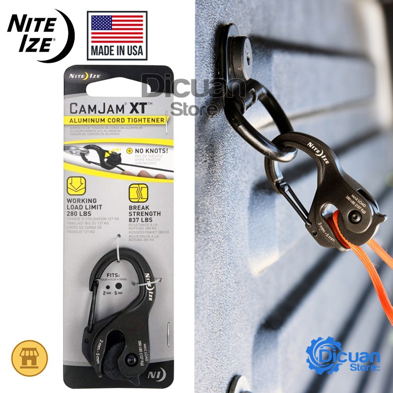 Jual Nite Ize Camjam Xt Carabiner Cord Tightener Karabiner Aluminium ...