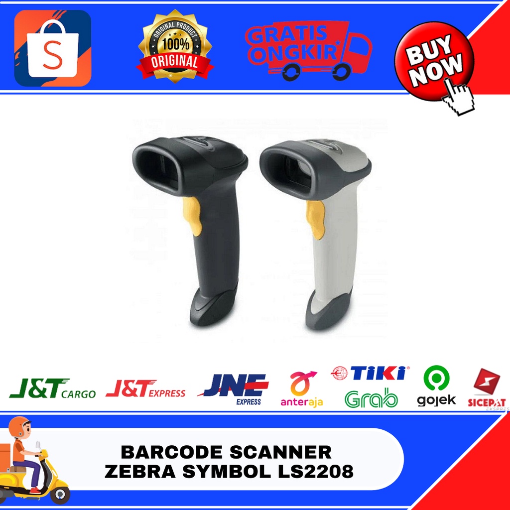 Jual BARCODE SCANNER ZEBRA SYMBOL LS2208 | Shopee Indonesia