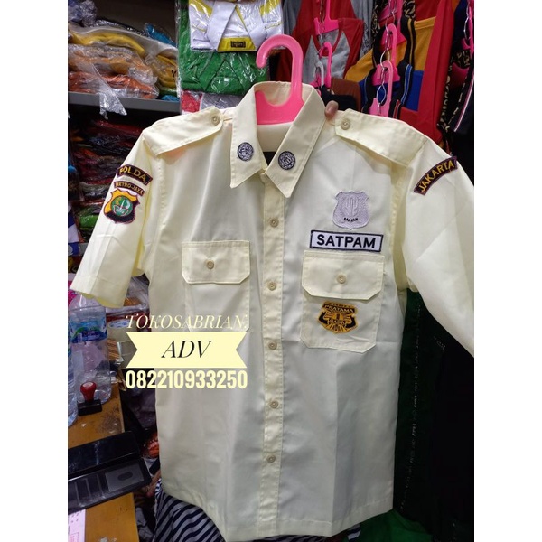 Jual SERAGAM PDH SATPAM TERBARU WARNA KREM | Shopee Indonesia