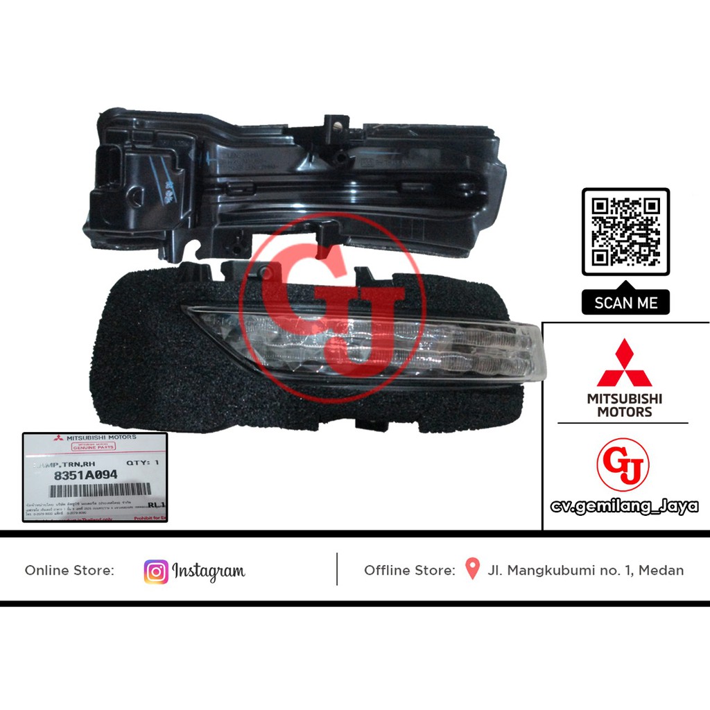 Jual Lampu Sein Spion Rh Mitsubishi Pajero all New 8351A094 | Shopee ...