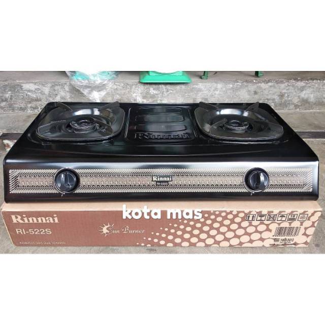 Jual Kompor Gas Rumah Tangga 2 Tungku Ceflon Rinnai RI522S Murah Baru ...