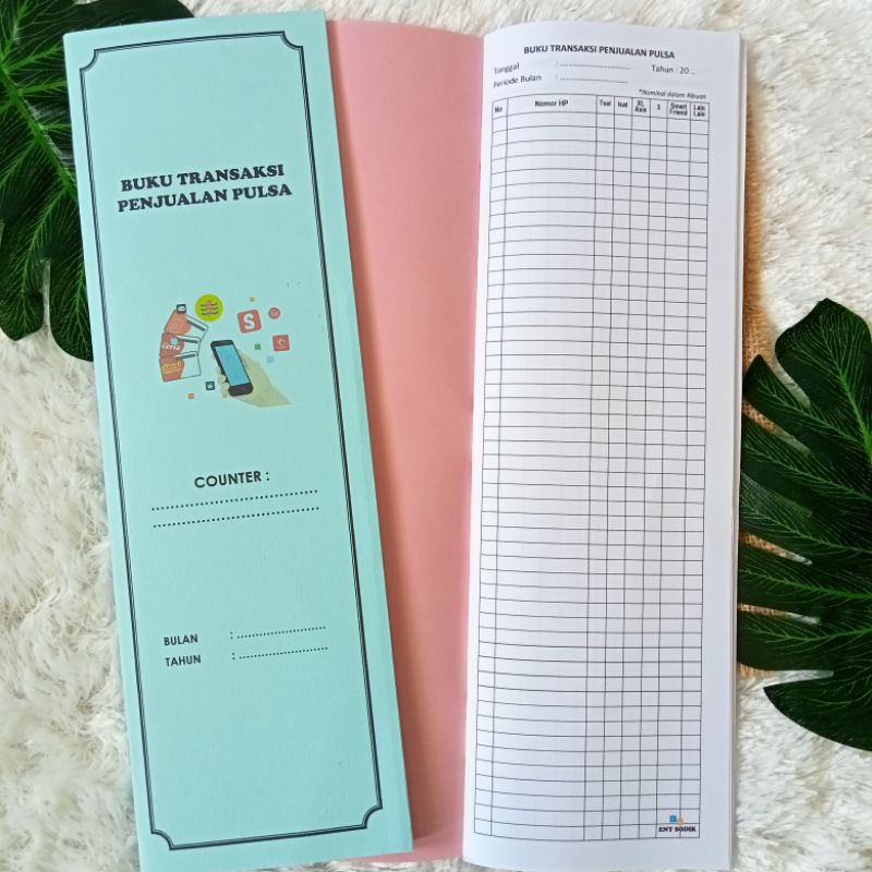 Jual BUKU TRANSAKSI PENJUALAN PULSA / BUKU PENJUALAN PULSA/BUKU REKAP ...