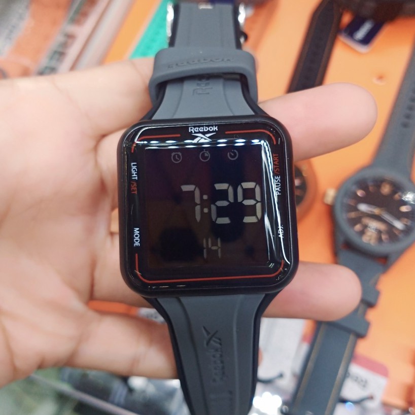 Jual JAM TANGAN REEBOK RV-SQG-G9-PBIA-BB WARRIOR BLACK GREY DIGITAL ...