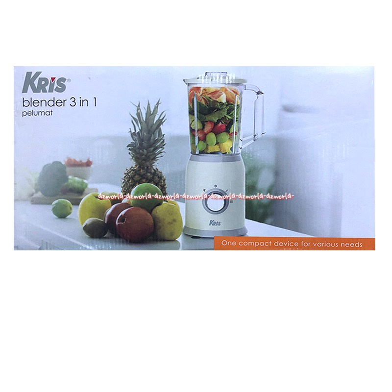 Jual Kris 1.2L Blender Grinder Jug Bahan Plastik 1.2Liter Alat Pelumat ...