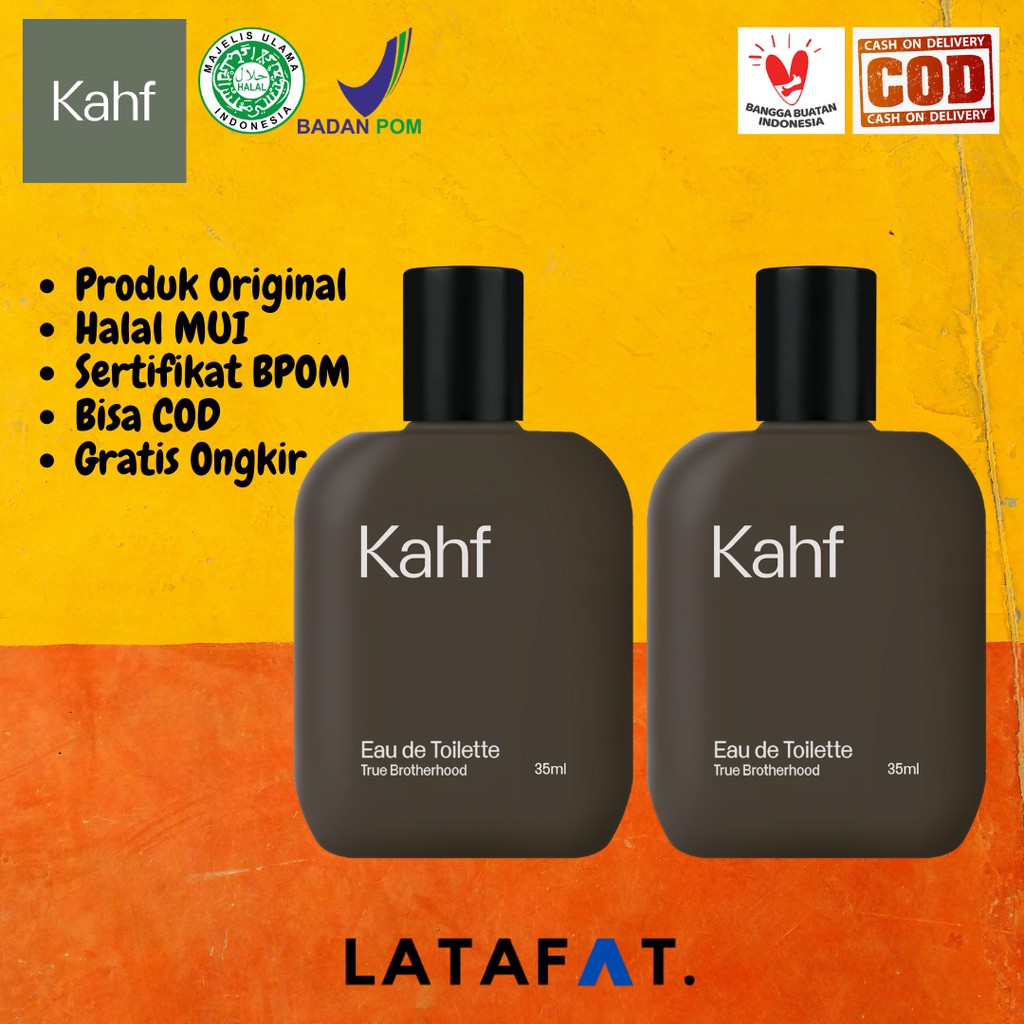 Jual Paket Kahf True Brotherhood Eau de Toilette 35 ml (Parfum Pria ...
