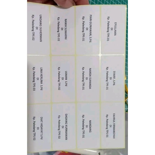Jual CETAK LABEL UNDANGAN MURAH | Shopee Indonesia