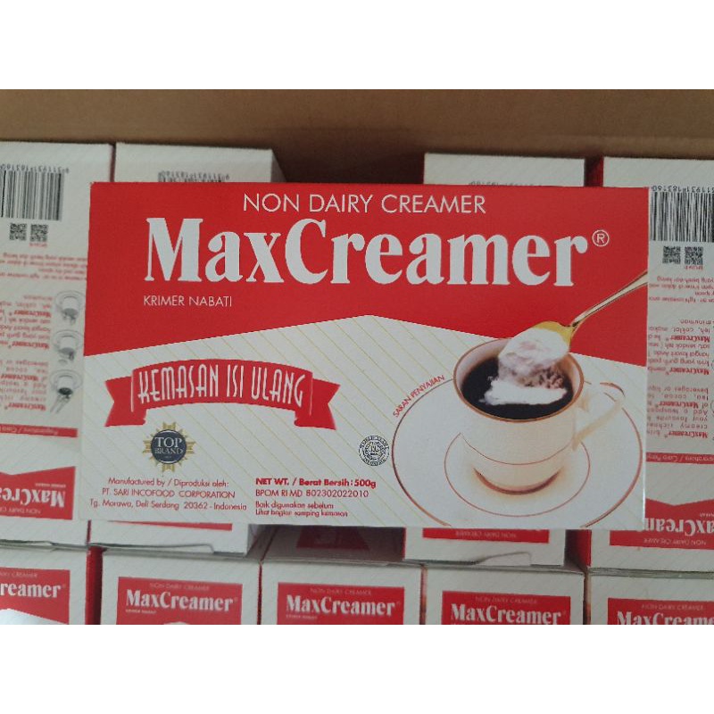 Jual MaxCreamer Krimer Nabati Non Dairy Creamer 500gr | Shopee Indonesia