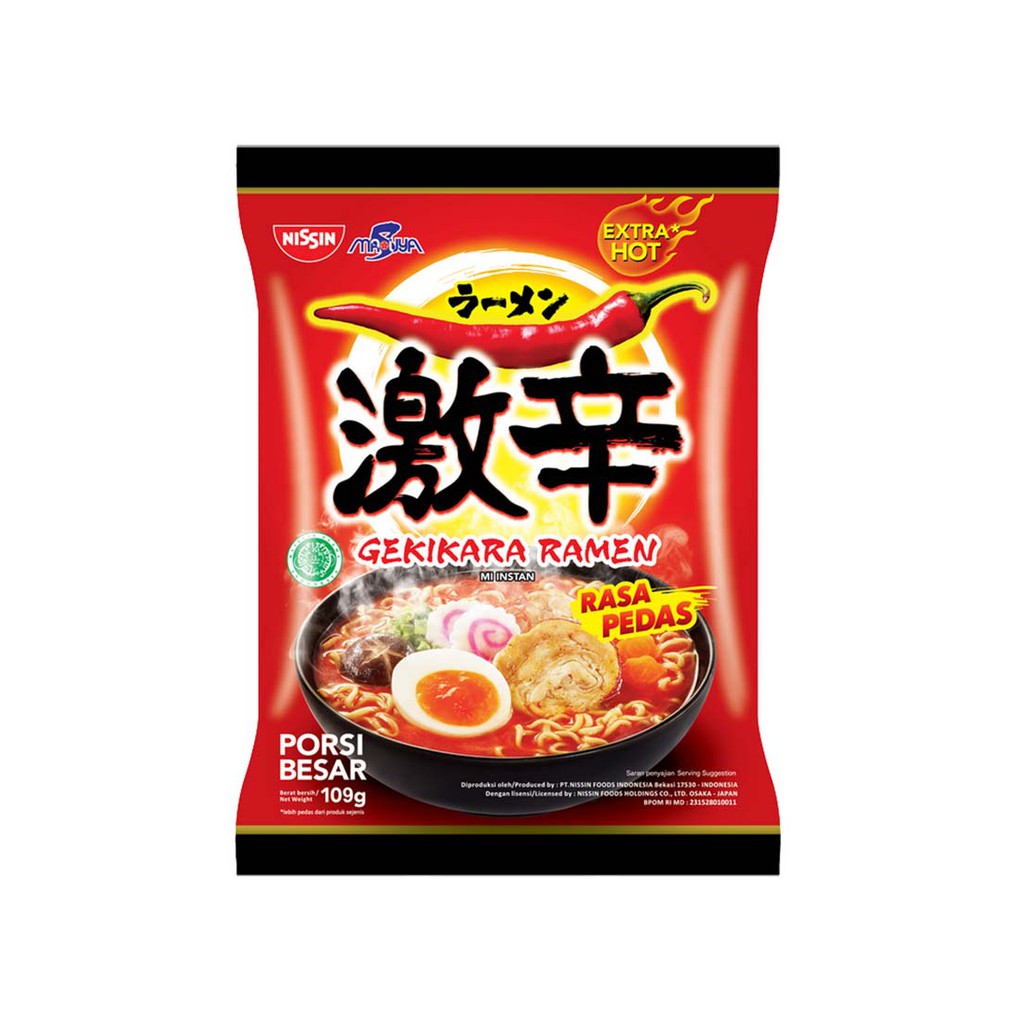 Jual Nissin Mie Instant Gekikara Ramen Pedas 120G | Shopee Indonesia
