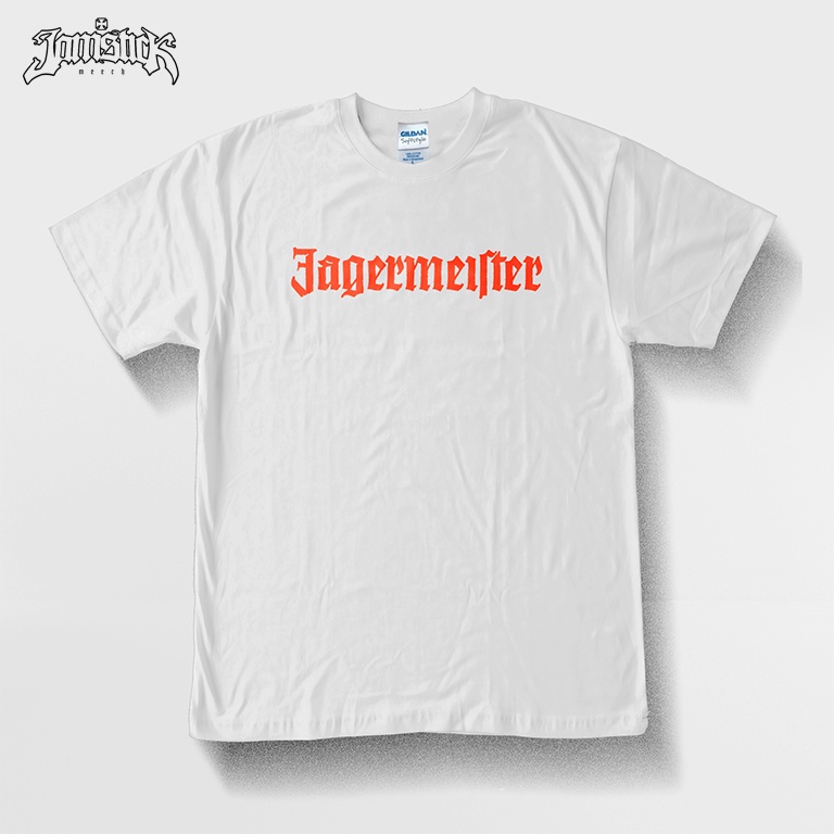 Jual Kaos JAGERMEISTER LOGO T-shirt white baju merchandise by jamstick ...