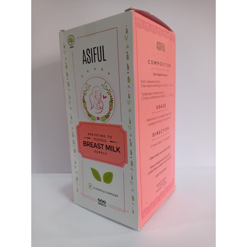 Jual ASIFUL KAPSUL BOX ISI 60 KAPSUL - Vitamin pelancar ASI herbal | Shopee Indonesia