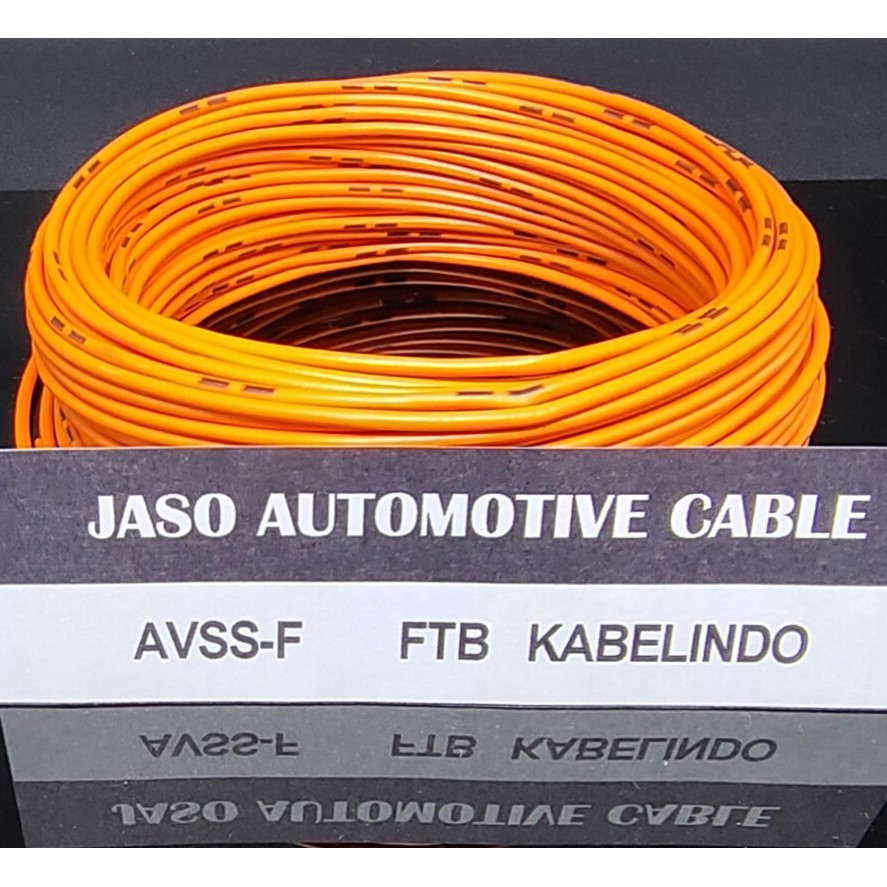 Jual Jaso Automotive Cable Kabel Otomotif AVSS ~ f 0.50 Sqmm 20M Double Ink Marking ( AVSS 0.5mm ...
