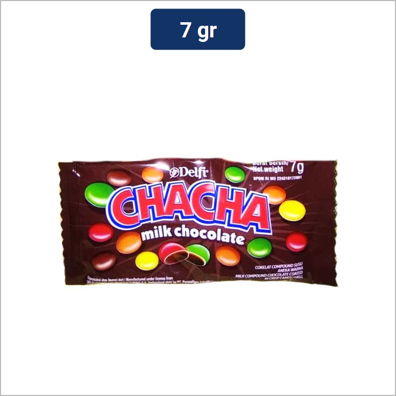 Jual Delfi Chacha Milk Chocolate Renceng 7 gr | Shopee Indonesia