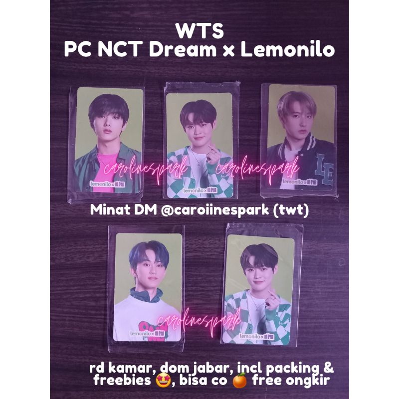 Jual PC Lemonilo x NCT Dream Mark Renjun Jisung Chenle | Shopee Indonesia
