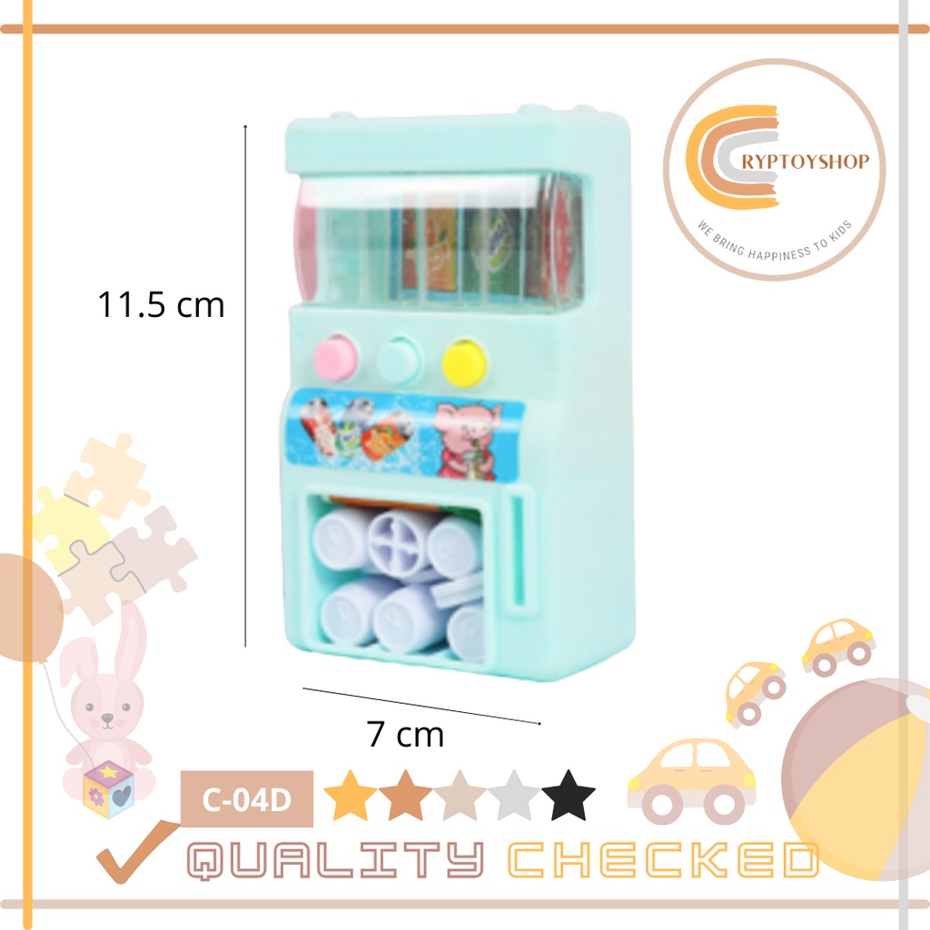 Jual CRYPTOYSHOP TIKTOK MAINAN ANAK MINI VENDING MACHINE MESIN MINUMAN ...