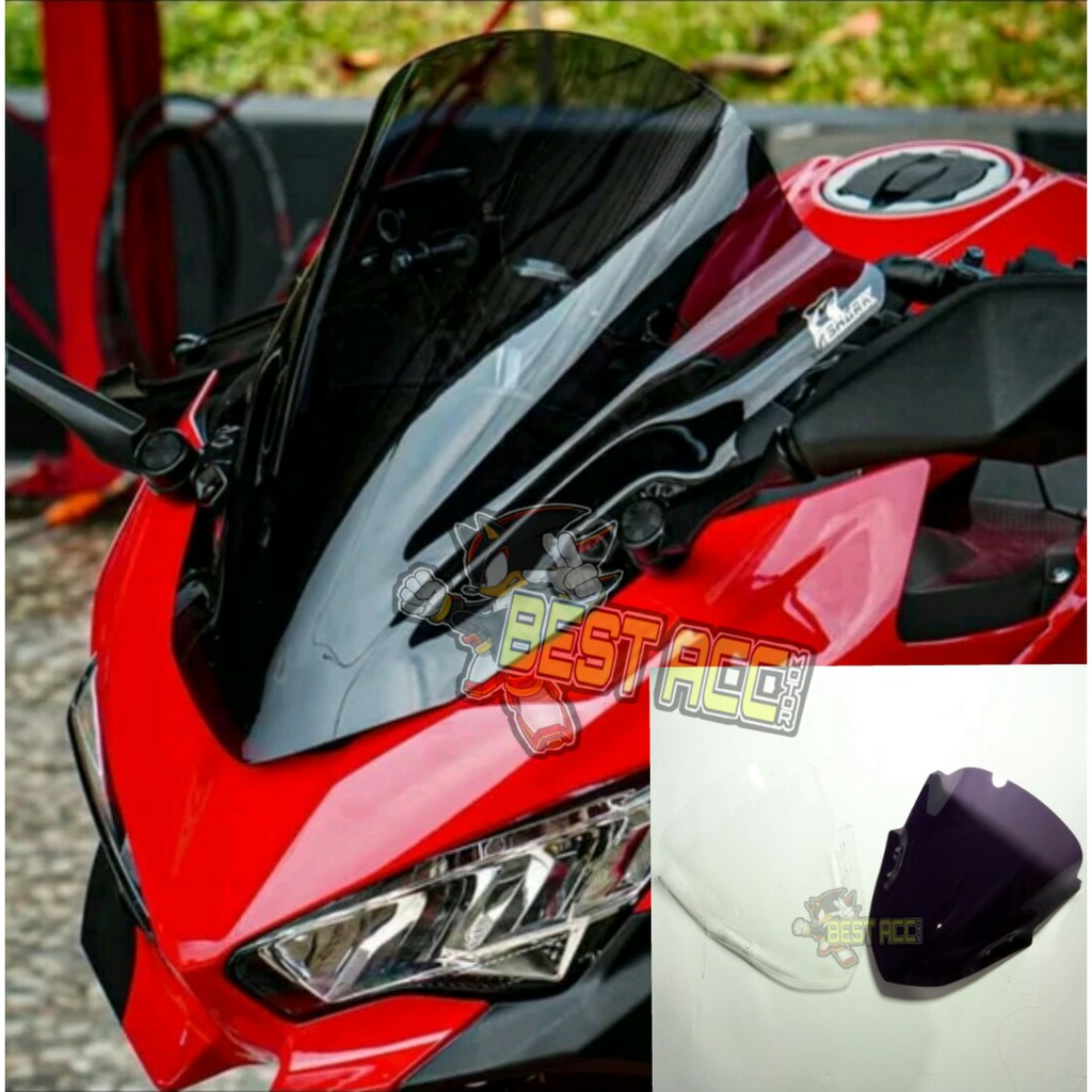 Jual WINDSHIELD NINJA 250 FI 2013 2014 2015 2016 2017 VISOR NINJA 250 ...