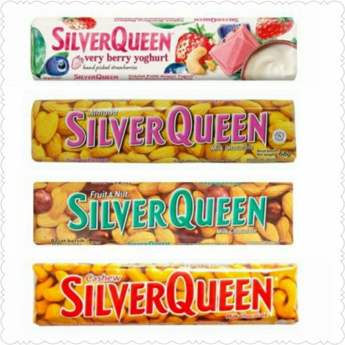 Jual SILVER QUEEN 58 GRAM ALL VARIAN | Shopee Indonesia
