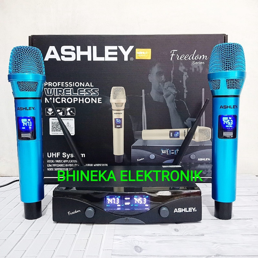 Jual mic wireless ashley freedom, electro young mc89 / mc 89 original ...