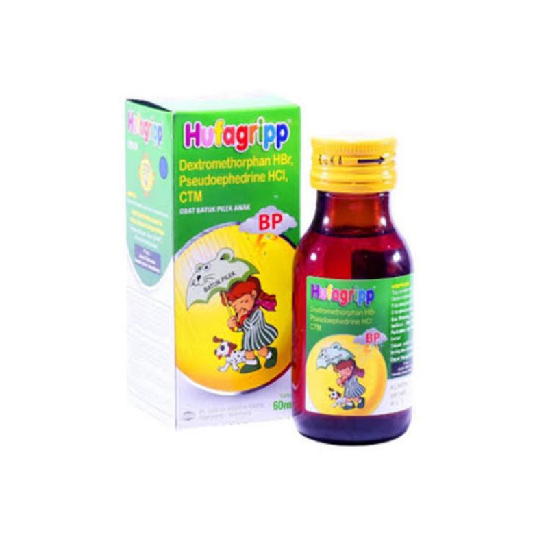 Jual hufagrip syrup syr sirup kuning hijau biru merah obat batuk pilek ...