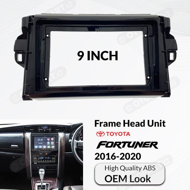 Jual Frame Head Unit Toyota FORTUNER 2016-2020 9" inch OEM original ...